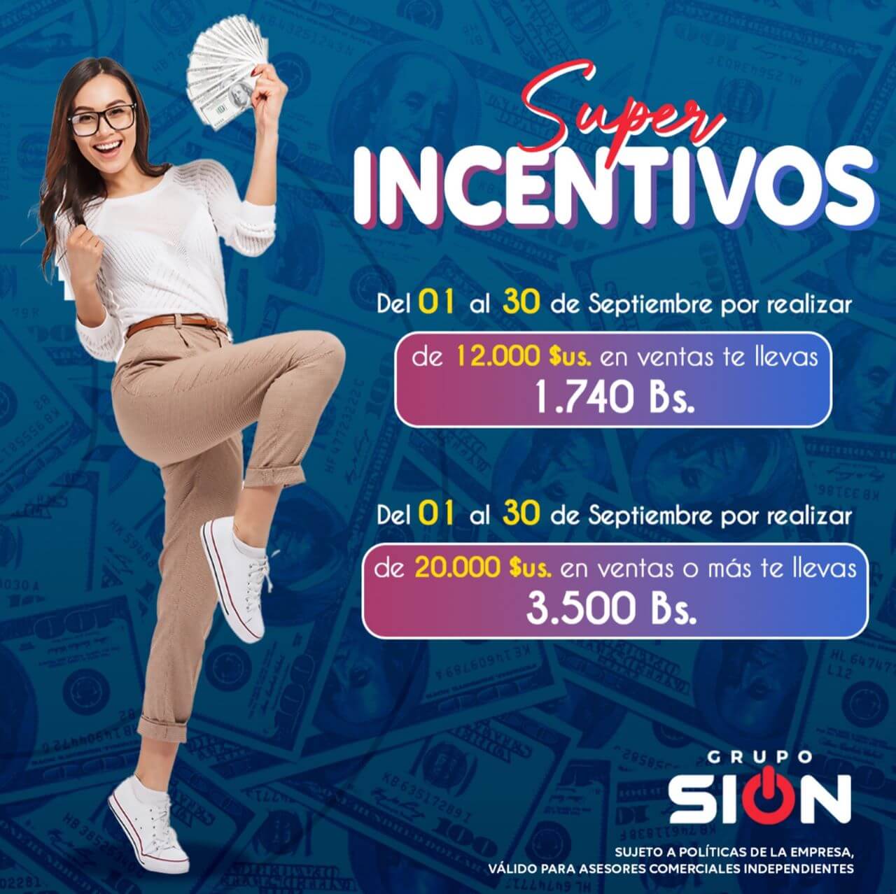 Incentivo del mes - Grupo Sion